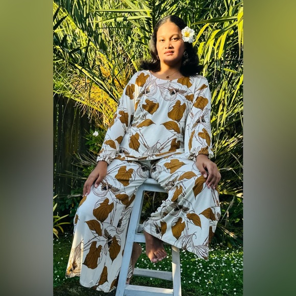 Tanoa | Pants & Jumpsuits | Tanoa Abby Gaucho Set | Poshmark